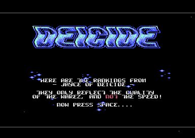 CSDb X Mas Rankings By Deicide 1992