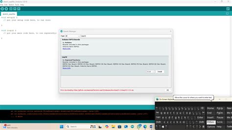 Esp32 Unable To Make Use Of The Esp32 Library On The Arduino Ide Both New And Old Version Ide