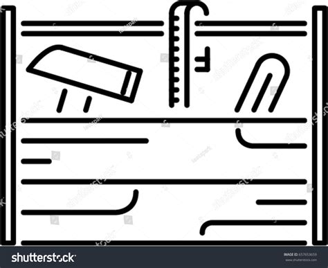 Tool Box Outline Icon Stock Vector Royalty Free Shutterstock