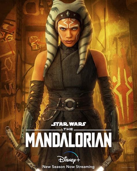 The Mandalorian Disney Drops Poster For Rosario Dawsons Ahsoka Tano Heroic Hollywood