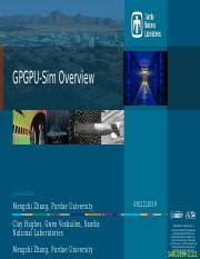 Exploring GPGPU Sim Introduction Features And Integration Course Hero