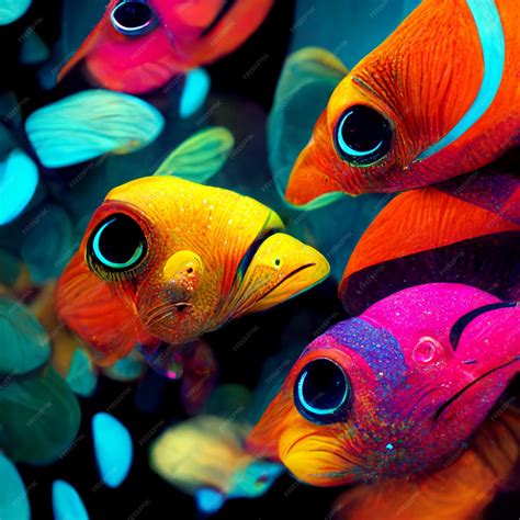 Colorful Underwater Fish Photography