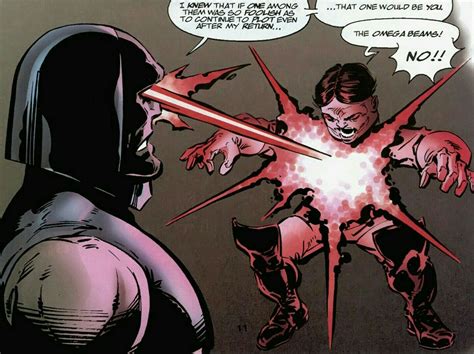 Darkseid Blasts Virman Vundabar With His Omega Sanction Darkseid New