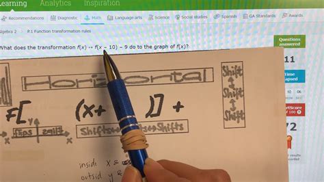 Ixl Function Transformations Youtube