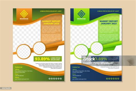 시장 보고서를 위한 추상 수직 레이아웃 전단지 디자인 템플릿 2023년 1월 0명에 대한 스톡 벡터 아트 및 기타 이미지 0명 1월 2023년 Istock