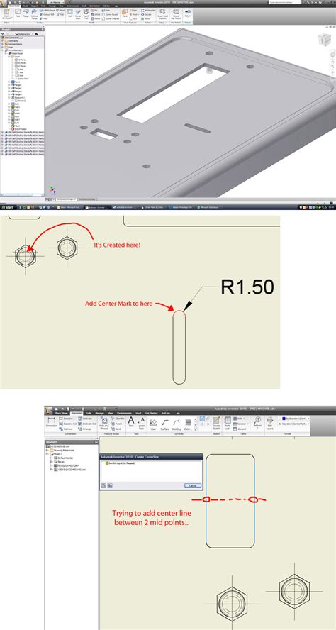 Center Mark Center Line Issues BUG REPORT Autodesk Community