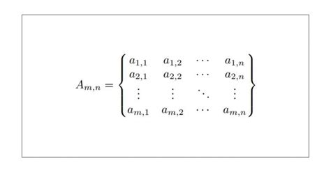 The Correct Way How To Typeset Matrix In Latex Test Pinoy