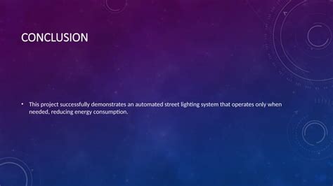 Automatic Street Light Without Arduino 1 Pptx