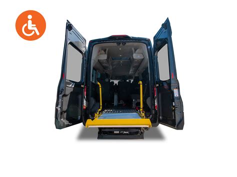 Accessible Mini Bus Red On Point