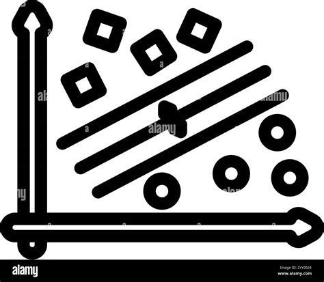 Support Vector Machine Learning Line Icon Vector Illustration Stock Vector Image And Art Alamy