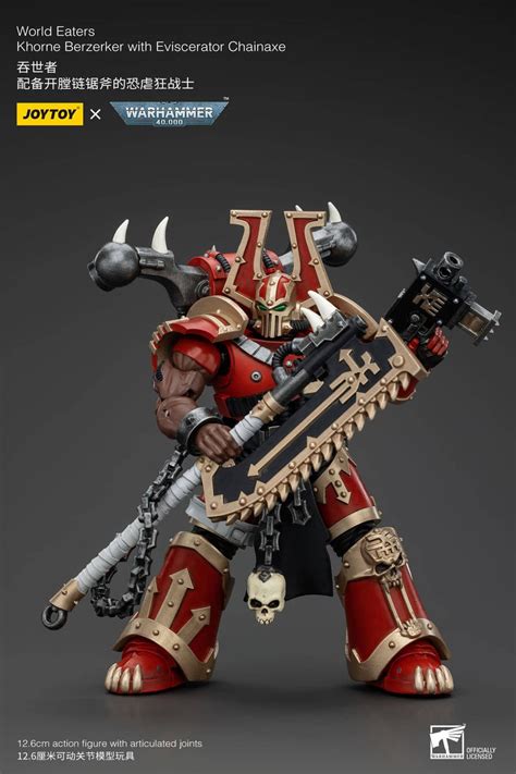 Hammerhouse Joytoy World Eaters Khorne Berzerker With Eviscerator