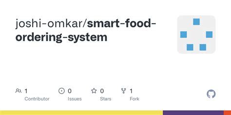 Github Joshi Omkar Smart Food Ordering System