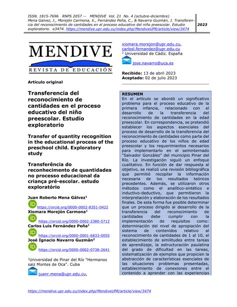 Pdf Transfer Of Quantity Recognition In The Educational Process Of