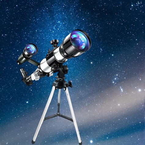 De Telescopio Reflector De Astronomía De Apertura Portátil De 70 Mm Con