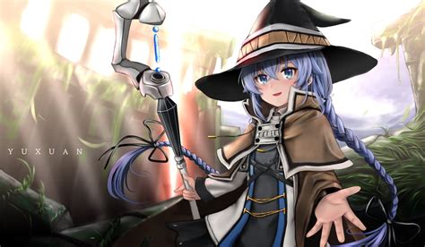 Roxy Migurdia Mystic Scholar — Mushoku Tensei 5k Wallpaper 6000x3500