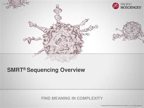 Smrt Sequencing Overview Speaker Deck