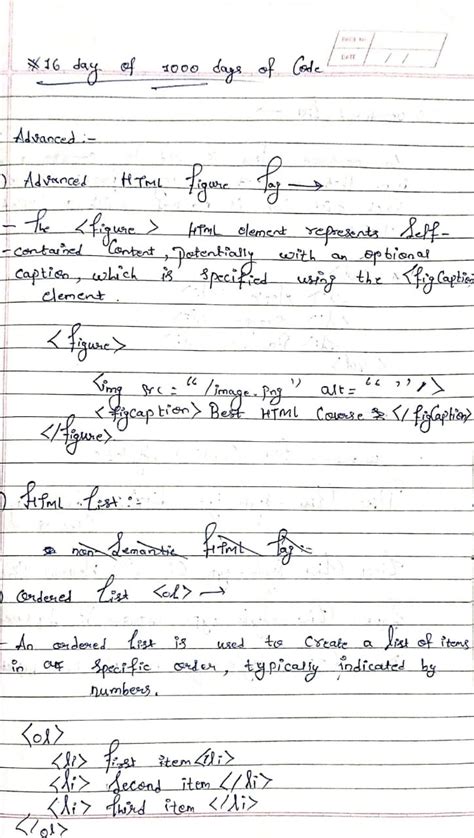 1000daysofcode html webdevelopment continuouslearning om panpatil