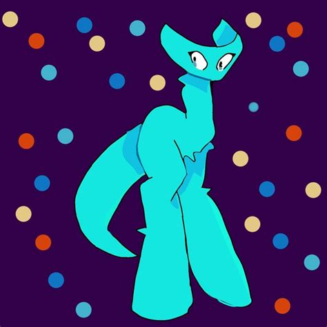 Голубая из радужных друзей 2 Легкие рисунки Волкчата Милые рисунки