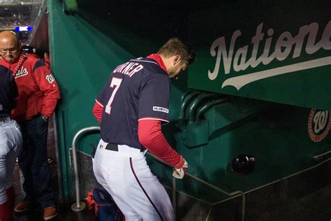 Nationals Shortstop Trea Turner Suffers Broken Right Index Finger In