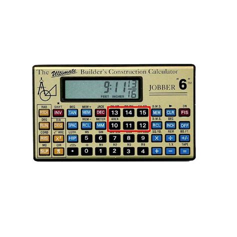 Jobber Instruments Job 6 Construction Calculator Job6 The Home Depot