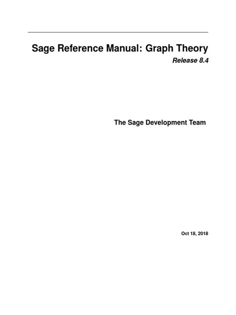 Graphs In Sage Math Download Free Pdf Vertex Graph Theory Eigenvalues And Eigenvectors