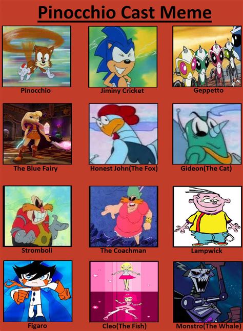 Aosth Tails As Pinocchio Cast Meme By Sweetheart1012 On Deviantart