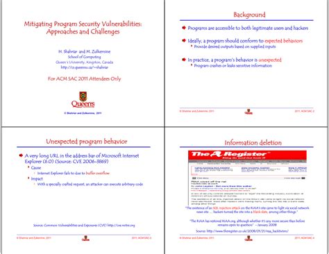 Pdf Mitigating Program Security Vulnerabilities Approaches And