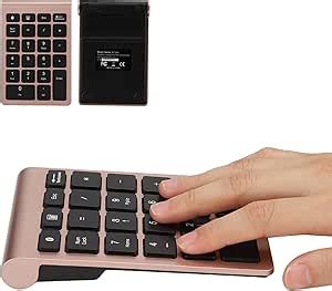 Cuifati Numeric Keypad Wireless Mini Keyboard Bluetooth Ergonomic Keys Keypad For