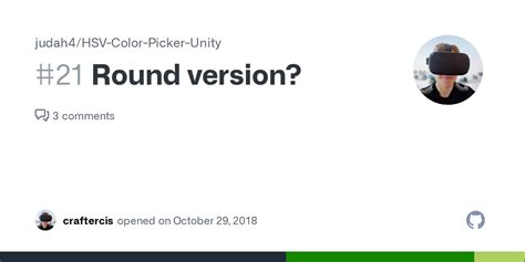 Round Version · Issue 21 · Judah4hsv Color Picker Unity · Github