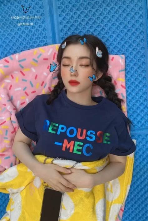 음악방송 대기실에서 자고 있는 아이린 모습 인스티즈instiz 이슈 카테고리