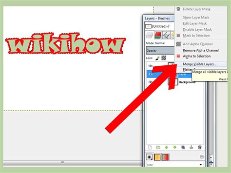 How To Outline Text In GIMP 2 With Pictures WikiHow