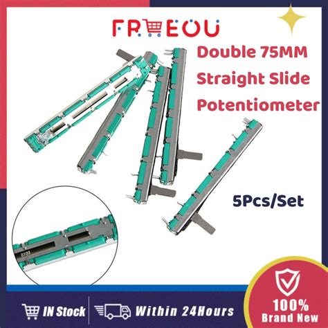 Pcs Double MM Mixer Fader Straight Slide Potentiometer B Mixer Fader B K TBB Shopee