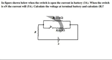 Solved In Figure Shown Below When The Switch Is Open The Chegg Com