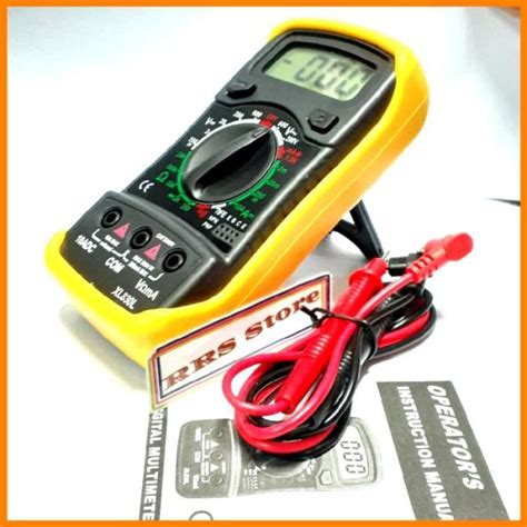Promo Multimeter Xl830l Tester Voltmeter Alat Pengukur Tegangan Listrik Diskon 23 Di Seller
