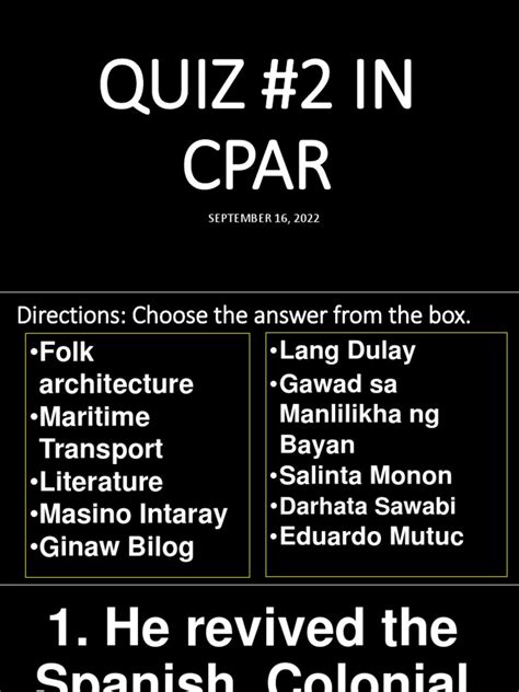Quiz 2 Cpar Pdf