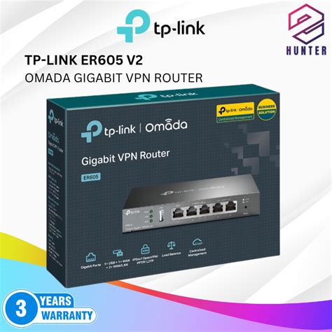 Tp Link Er605 V2 Omada Gigabit Vpn Router Shopee Malaysia