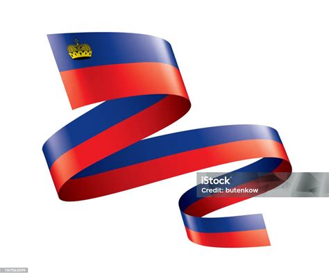 리히텐슈타인 국기 흰색 바탕에 벡터 일러스트 레이 션 국기에 대한 스톡 벡터 아트 및 기타 이미지 국기 기 리본 Istock