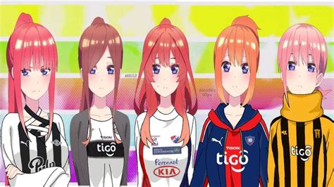 Las Quintillizas Personajes De Anime Dibujos Paraguay