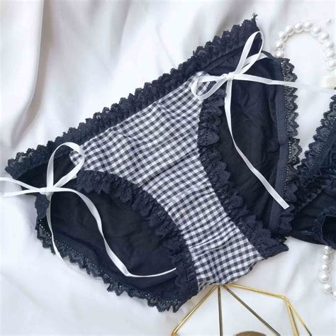 Black Anime Maid Panties Femboy Fashion