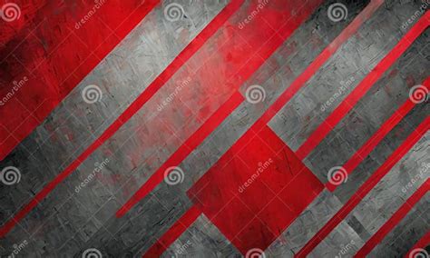 Close Up View Textured Surface With Diagonal Red And Gray Stripes Creating Dynamic And Abstract