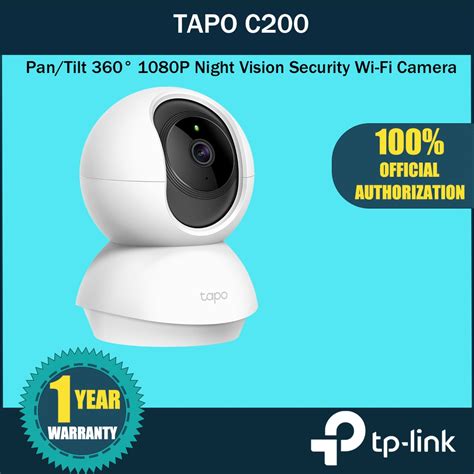 TP Link Tapo Pan Tilt P Home Security Camera Motion Detection CCTV IP CAM Tapo C