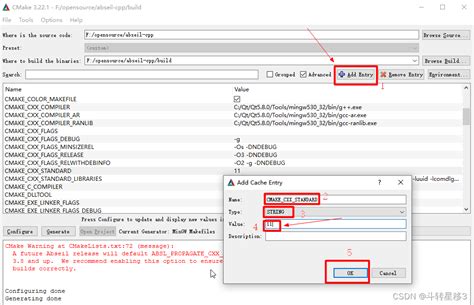 windows cmake gui 添加c 11 c 14 c 17 cmake 指定c 14 csdn博客