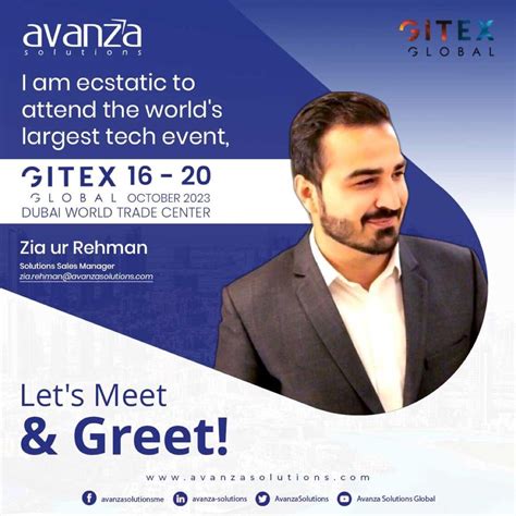 Zia Ur Rehman On Linkedin Gitex2023