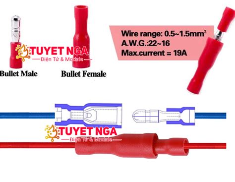 Đầu Cos Nối A B Mpd Frd 1 25 156 Màu Đỏ ĐiỆn TỬ TuyẾt Nga