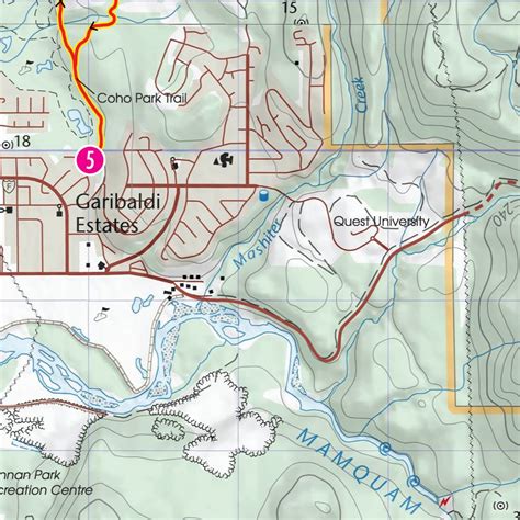 Squamish Hiking Map By Canadian Map Makers Avenza Maps