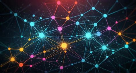 A Computer Generated Image Of A Complex Structure With Connected Lines And Dots Premium Ai