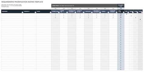 Priority Matrix Template Excel Imagingklim