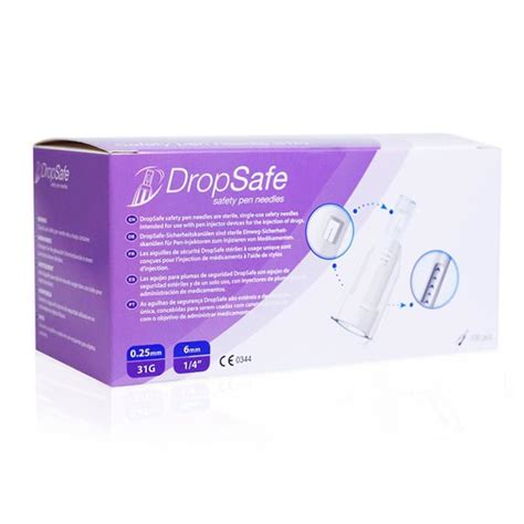 Htl Strefa Dropsafe Safety Pen Needle 31g X 6mm Box Of 100 Shelhealth