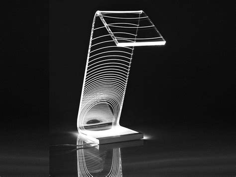 Acrylic Crystal Design Table Lamp C Led Eclisse