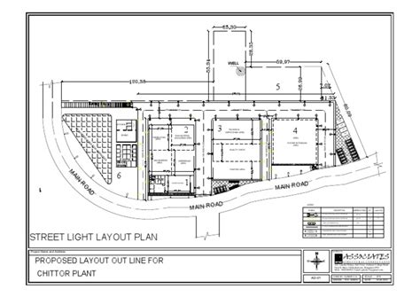 Street Light Layout Outline 24062020 Pdf Buildings And Structures